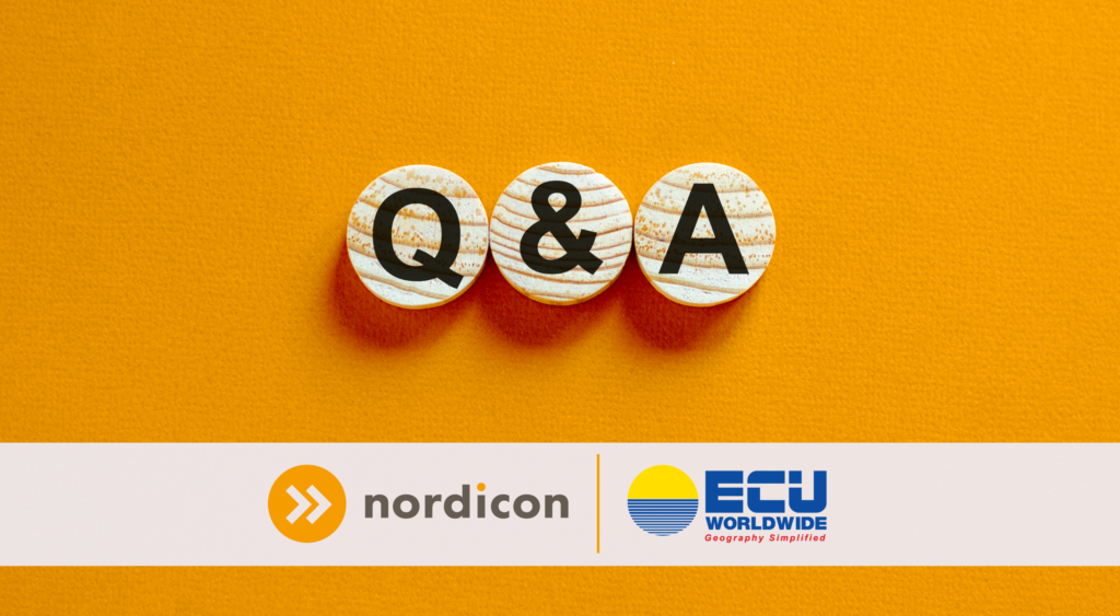 Q&A : Nordicon´s nya globala partner ECU World Wide - Nordicon