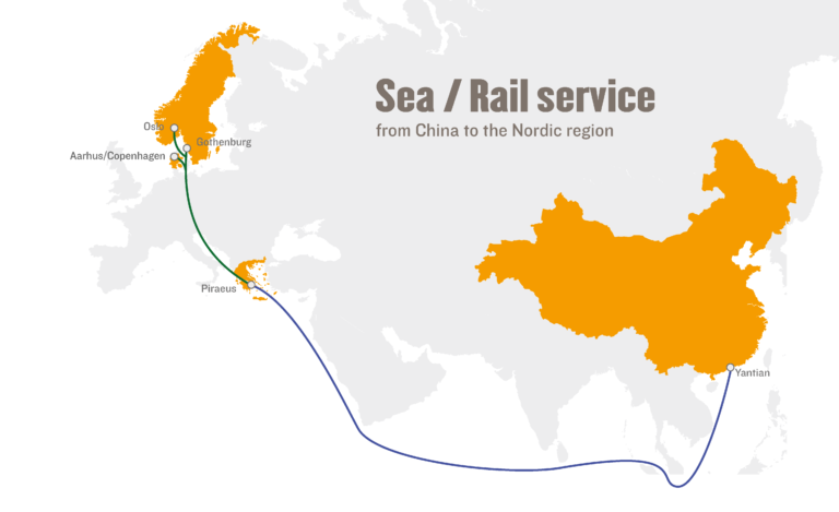 Nordicon Sea/Rail service - Golden Week 2022 - Nordicon